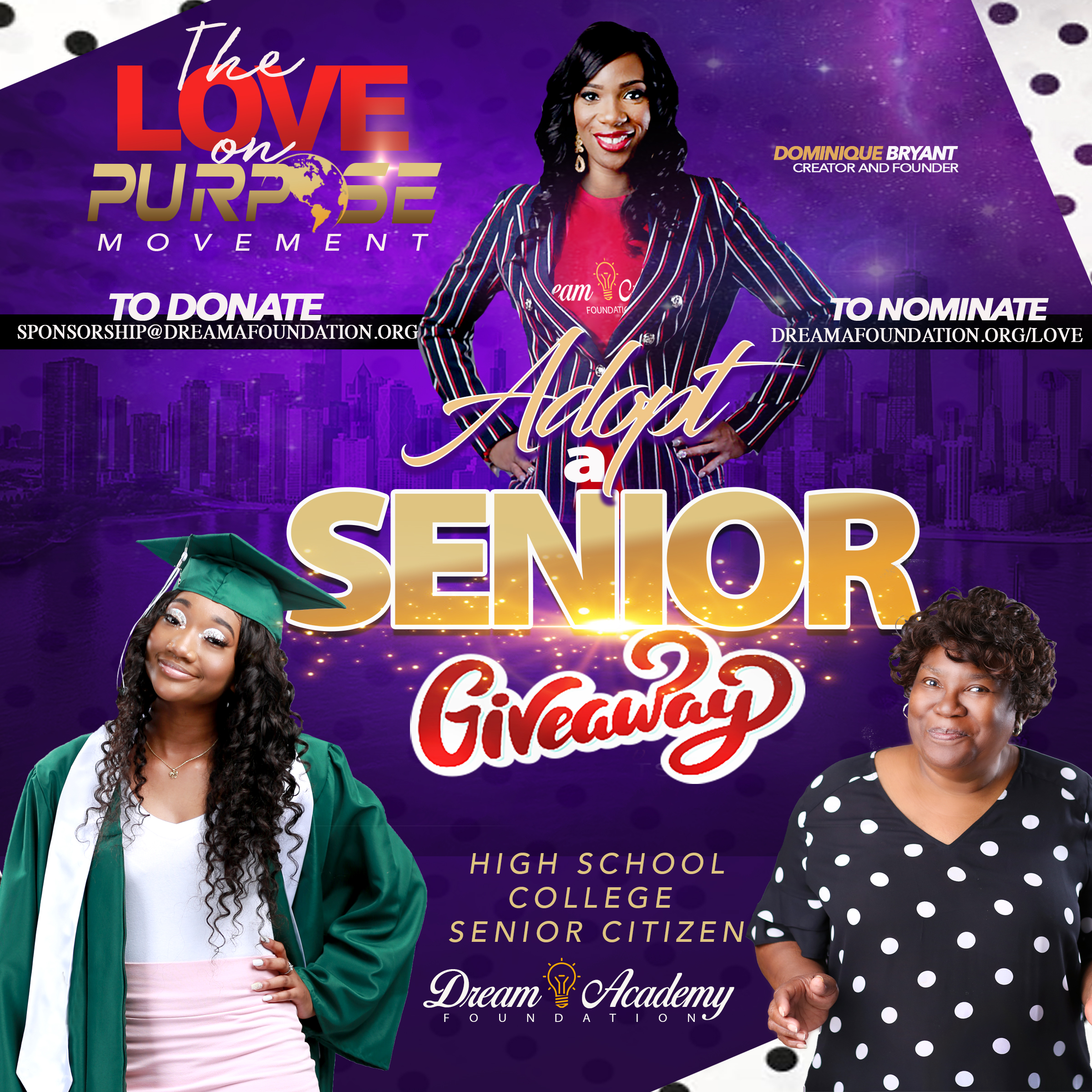 Adopt a Senior- Love on Purpose Movement - Dream Academy Foundation